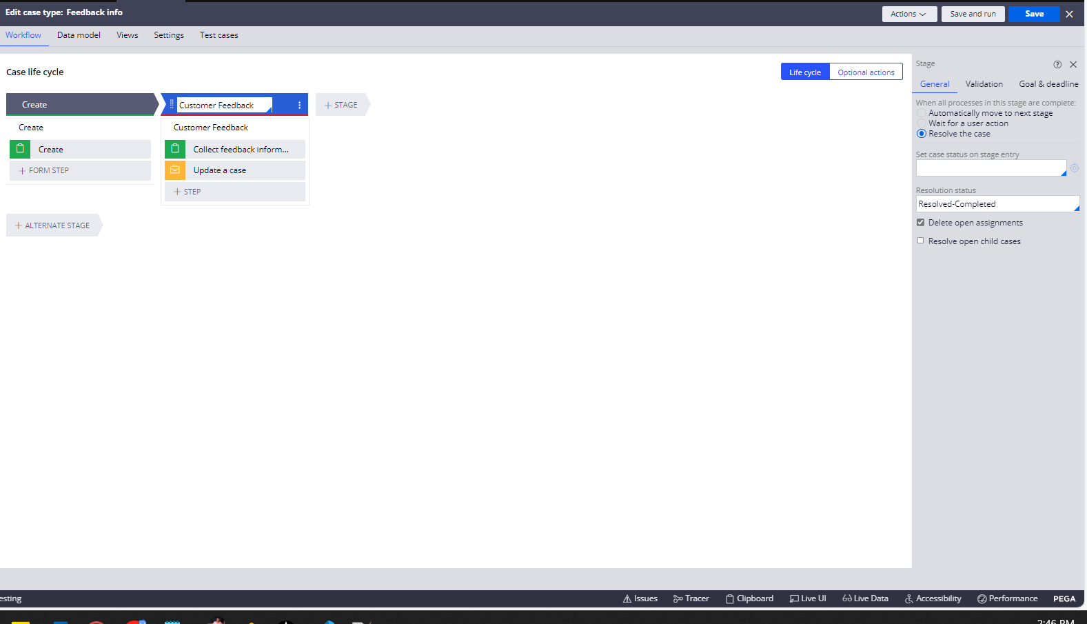 How can we create a Child case and resolve it via utility independently(Without disturbing the ...